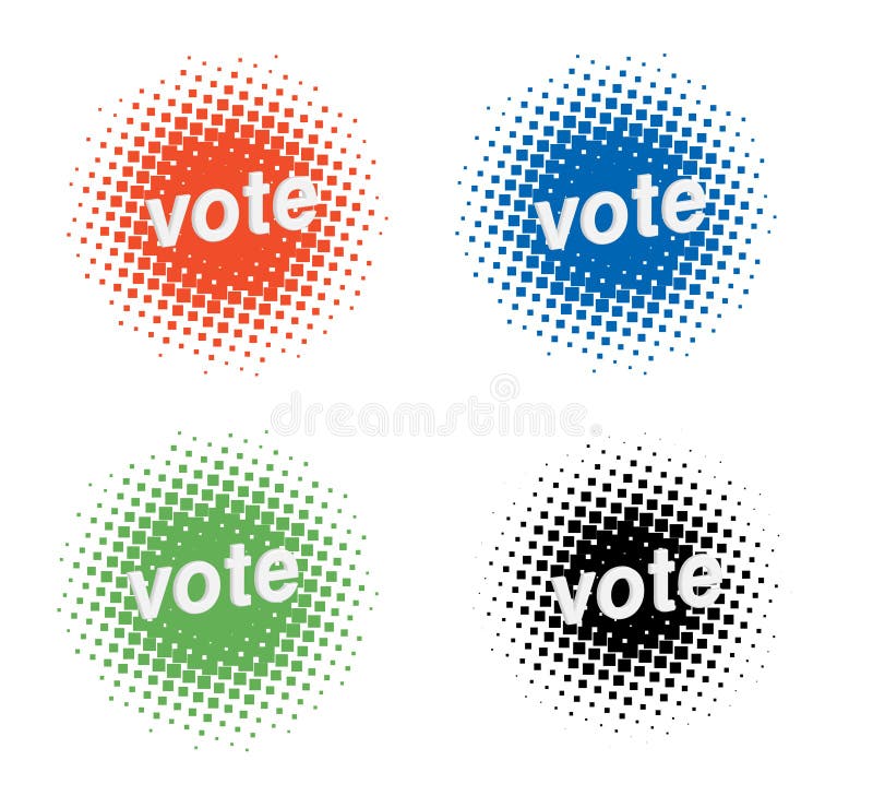 Voting icons stock vector. Illustration of democracy - 14022562