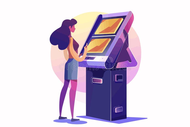 Voting Machine Isolated Illustration Stock Illustration - Illustration ...