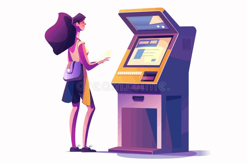 Voting Machine Isolated Illustration Stock Vector - Illustration of ...