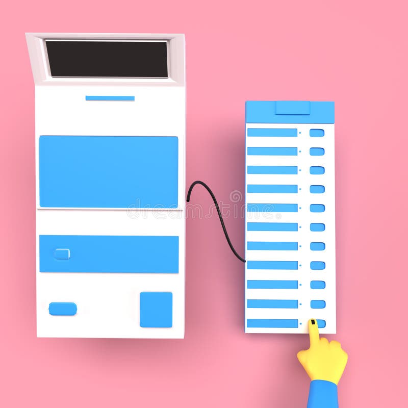 Electronic Voting Machine India Stock Illustrations – 47 Electronic ...