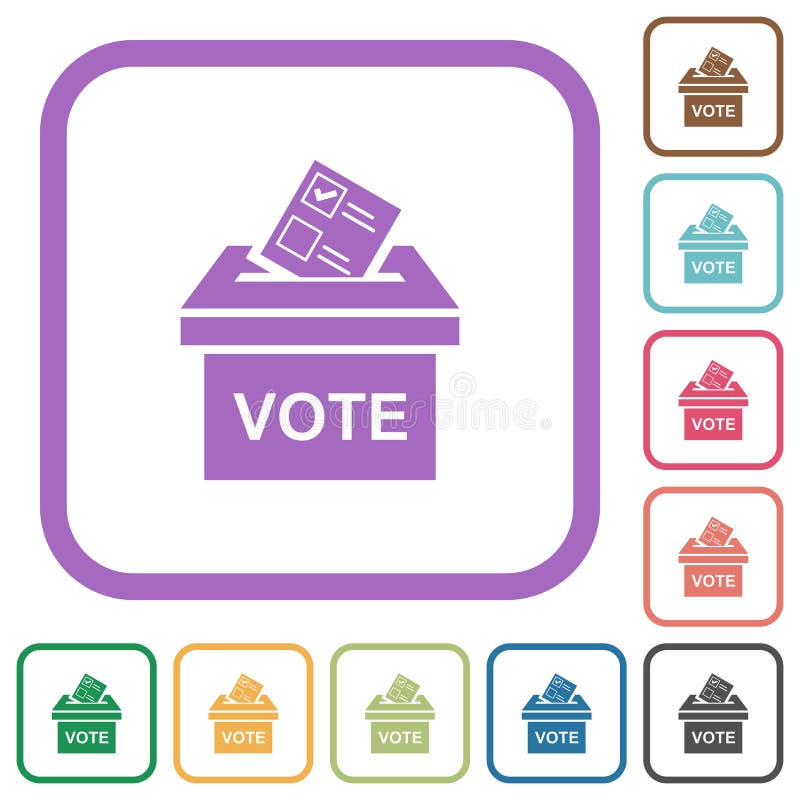 Simple Voting Icons Stock Illustrations – 1,506 Simple Voting Icons ...