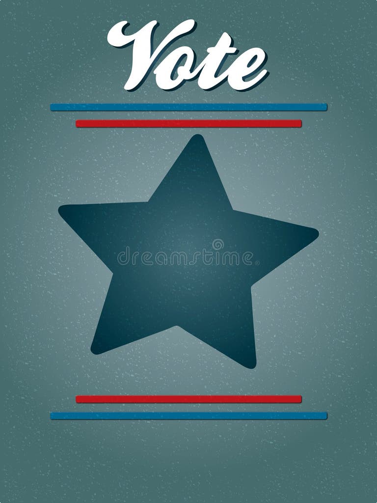 Blank Election Poster Stock Illustrations – 7,054 Blank Election Poster ...