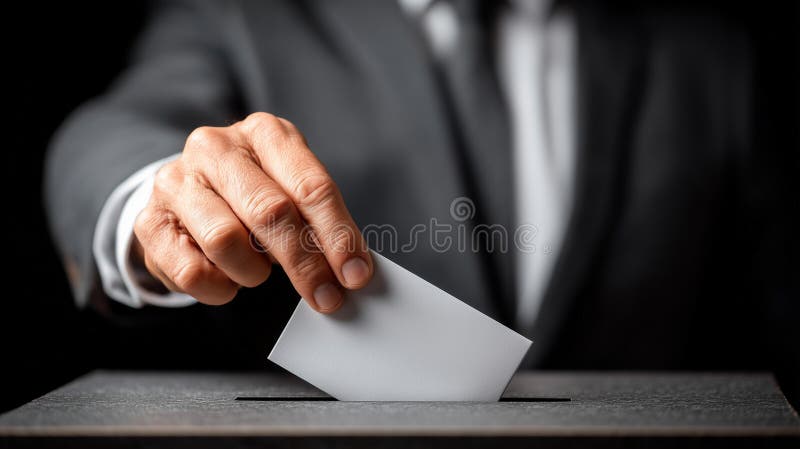 Voting Process during an Election in a Formal Setting with a Man ...