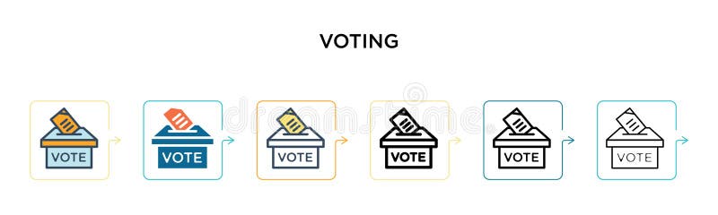 Voting Outline Stock Illustrations – 14,107 Voting Outline Stock ...