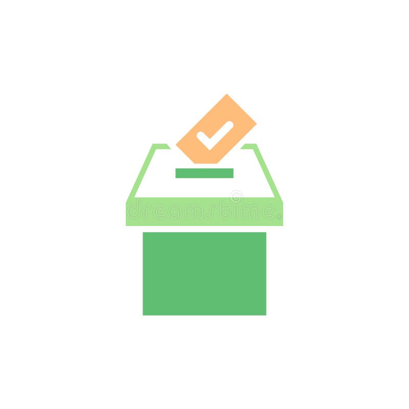 Voting Vector Icon Logo Design Stock Vector - Illustration of candidate ...