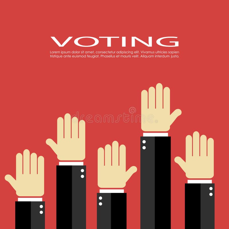 Voting vector poster stock vector. Illustration of feedback - 52391753