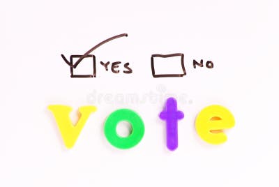 Voting Yes stock image. Image of national, poll, education - 20279397
