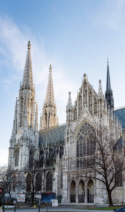 Votive church in Vienna stock photo. Image of city, historic - 35352964