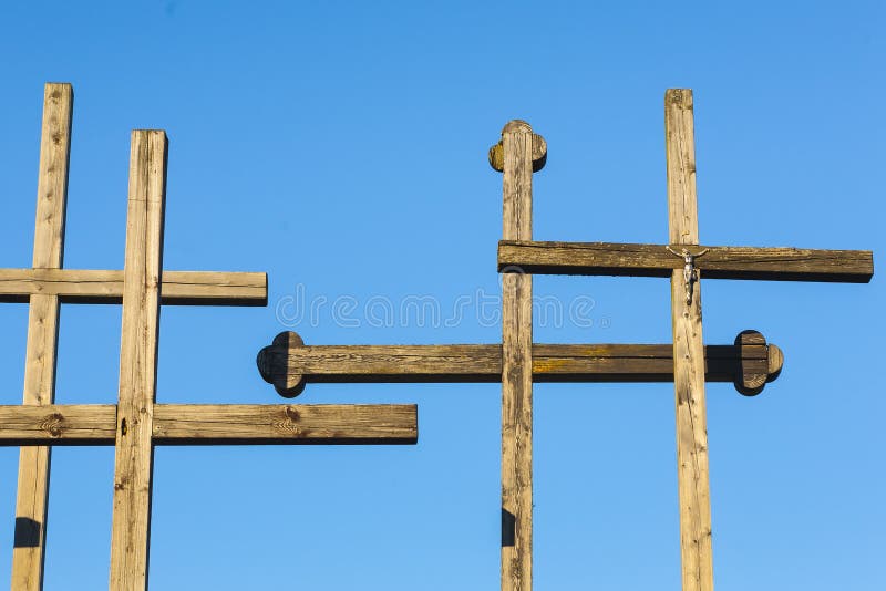 Votive Kruisen Het Symbool Van Christendom. Stock Foto - Image of ...