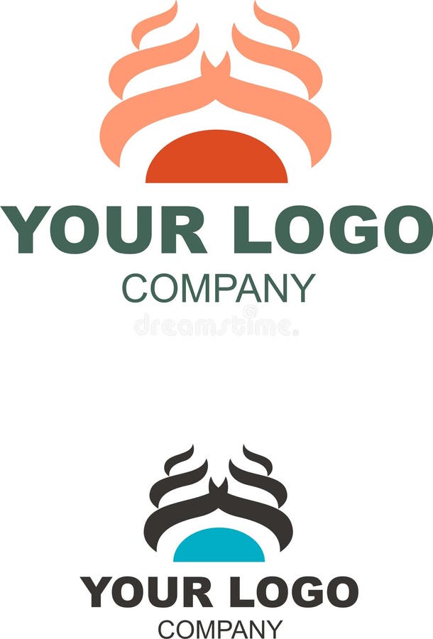 Votre logo de compagnie illustration stock. Illustration of conception ...