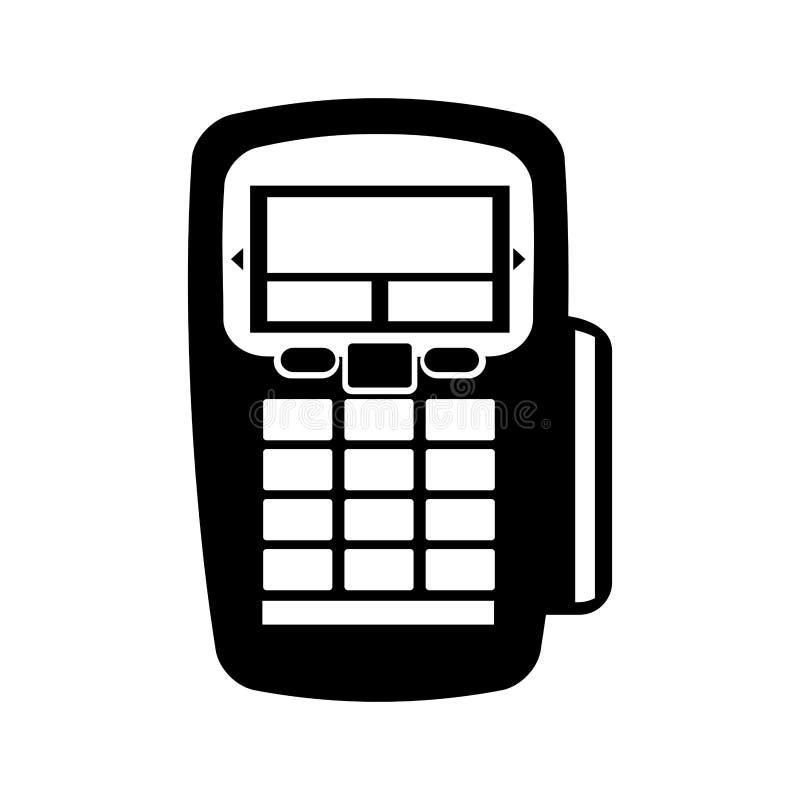 Voucher Electronic Machine Icon Stock Vector - Illustration of banking ...