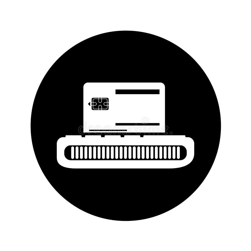 Voucher Electronic Machine Icon Stock Vector - Illustration of economy ...