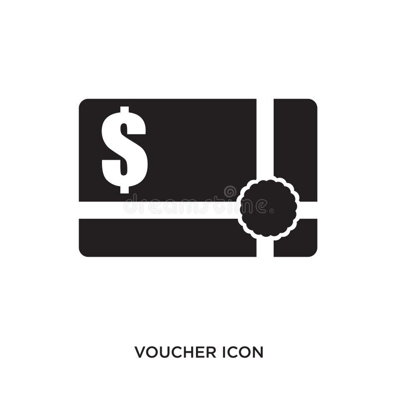 Voucher Icon Vector. Thin Line Voucher Outline Icon Vector Illustration ...