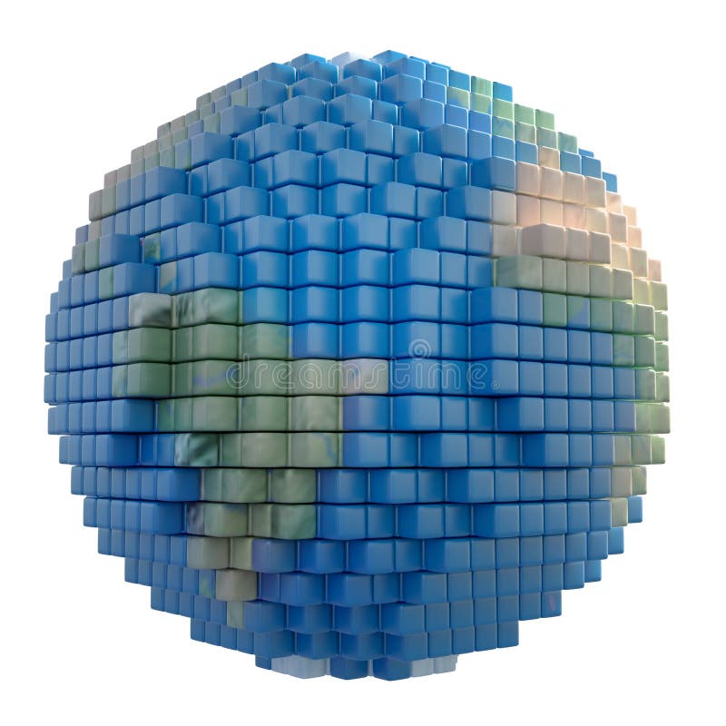 Voxel Earth Stock Illustrations – 380 Voxel Earth Stock Illustrations ...