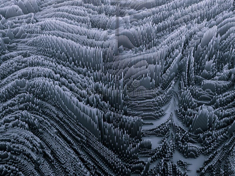 Voxel Geometry stock illustration. Illustration of wave - 160949498