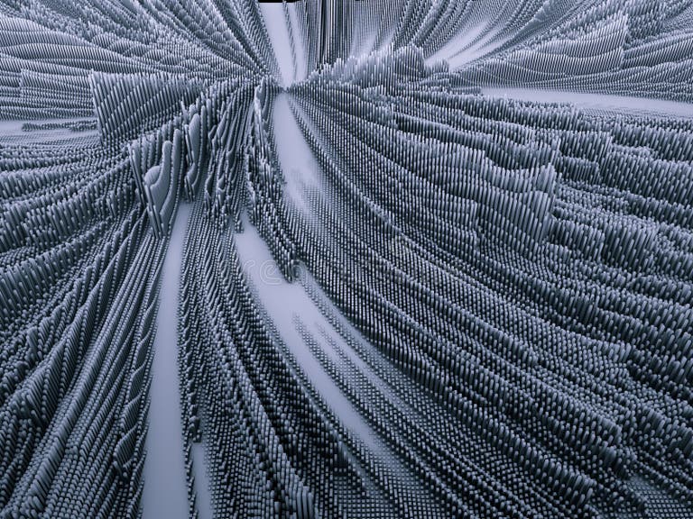 Voxel Geometry stock illustration. Illustration of perspective - 162784414