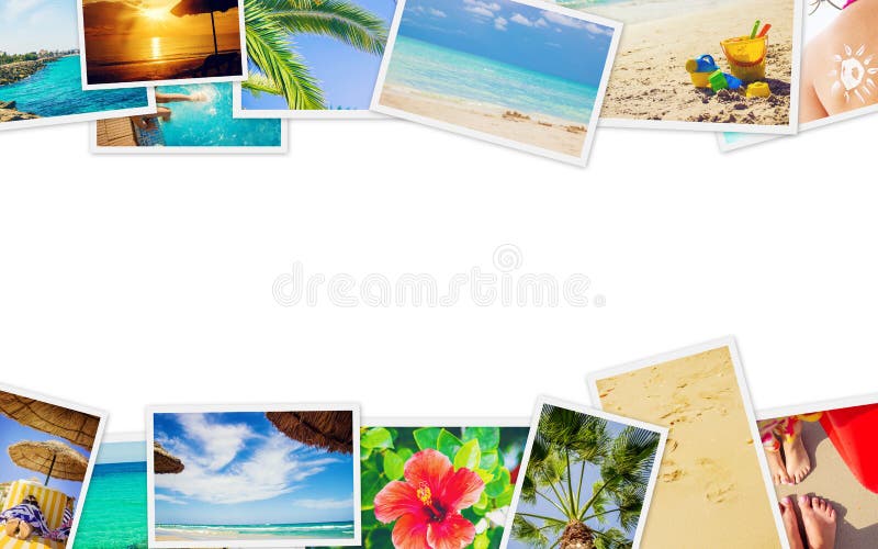 Voyage En Mer De Photo De Collage Photo stock - Image du collage, ville ...