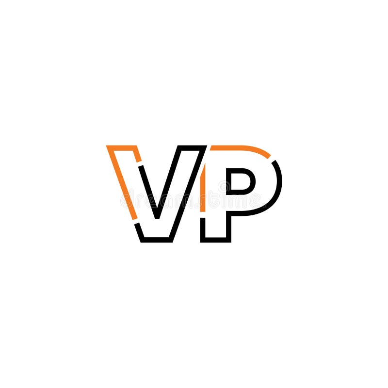 VP Letter Logo Icon Design Template Elements Stock Vector ...