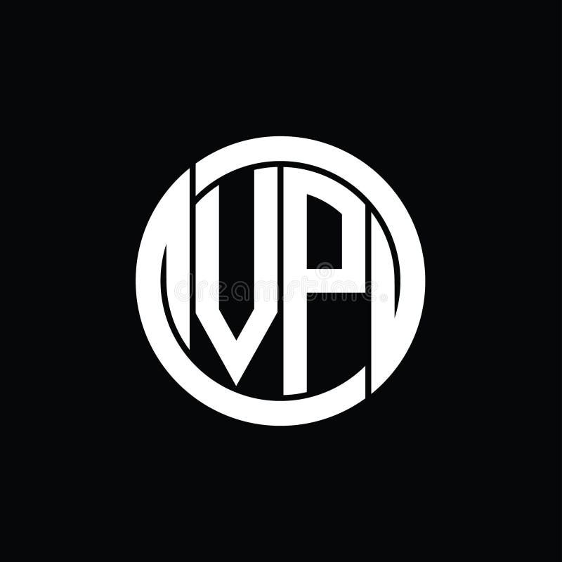 VP Logo Monogram Shield Inside Circle Shape Vector Images Design ...
