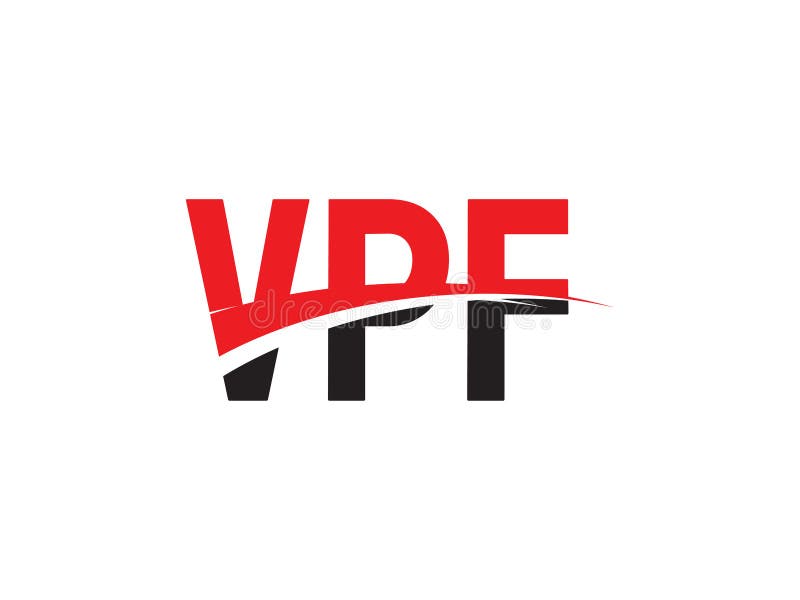 VPF Letter Initial Logo Design Vector Illustration Stock Vector ...