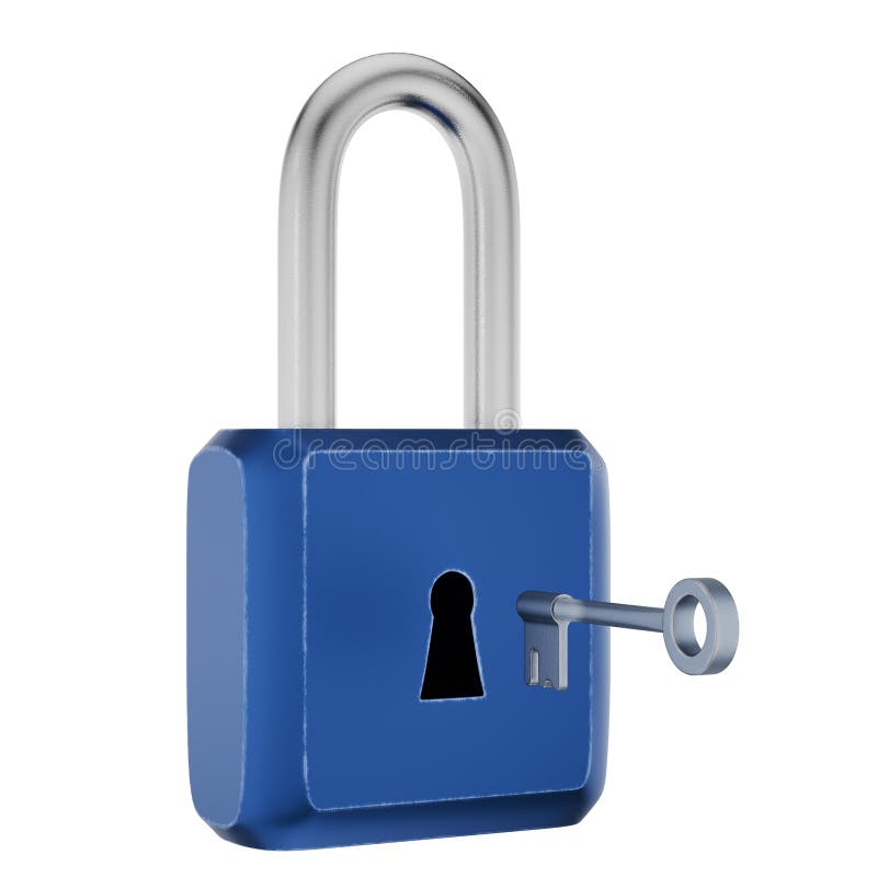 VPN Concept. Data Encryption. Password Strength. Padlock and Key. Data ...