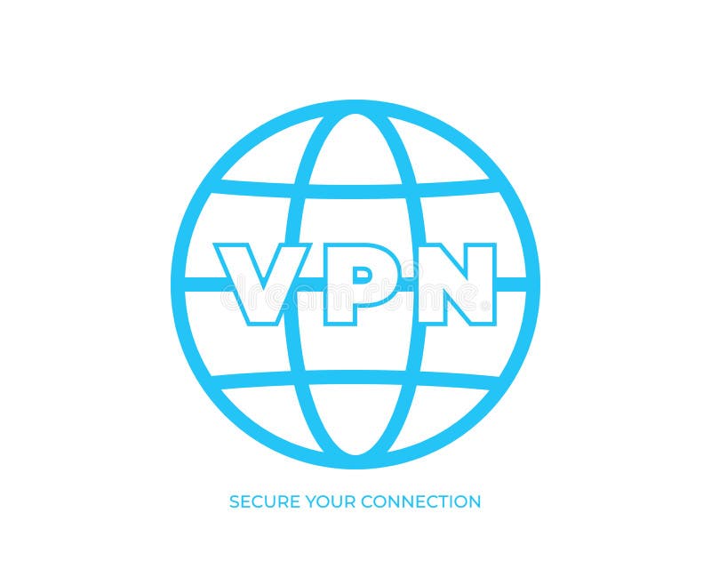 VPN Icon. Trendy Modern Flat Linear Vector VPN Icon on White Background ...