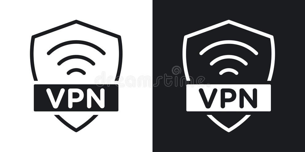 Vpn icon vector stock vector. Illustration of computer - 348265154