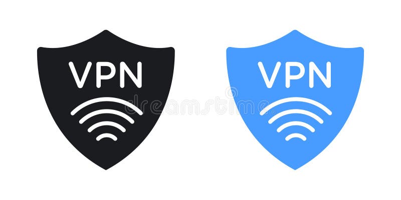 Vpn icon vector stock vector. Illustration of security - 348159413