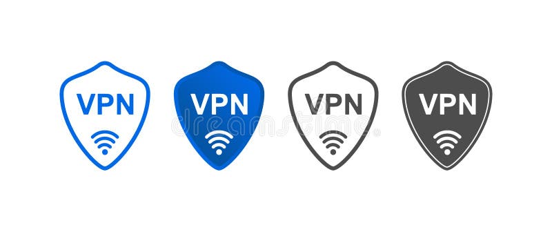 VPN Icon. Virtual Private Network Icon Set Stock Vector - Illustration ...