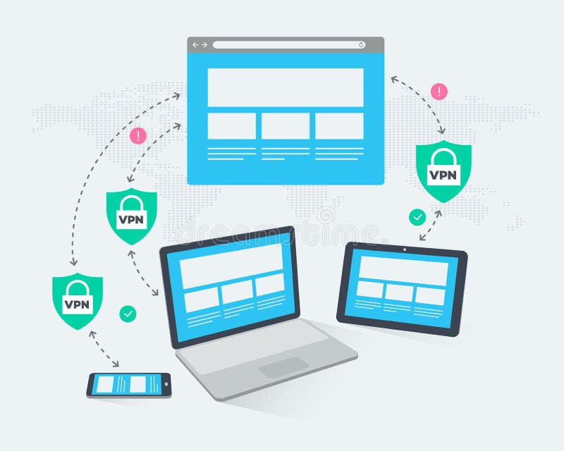 Vpn Infographics Stock Illustrations – 125 Vpn Infographics Stock ...