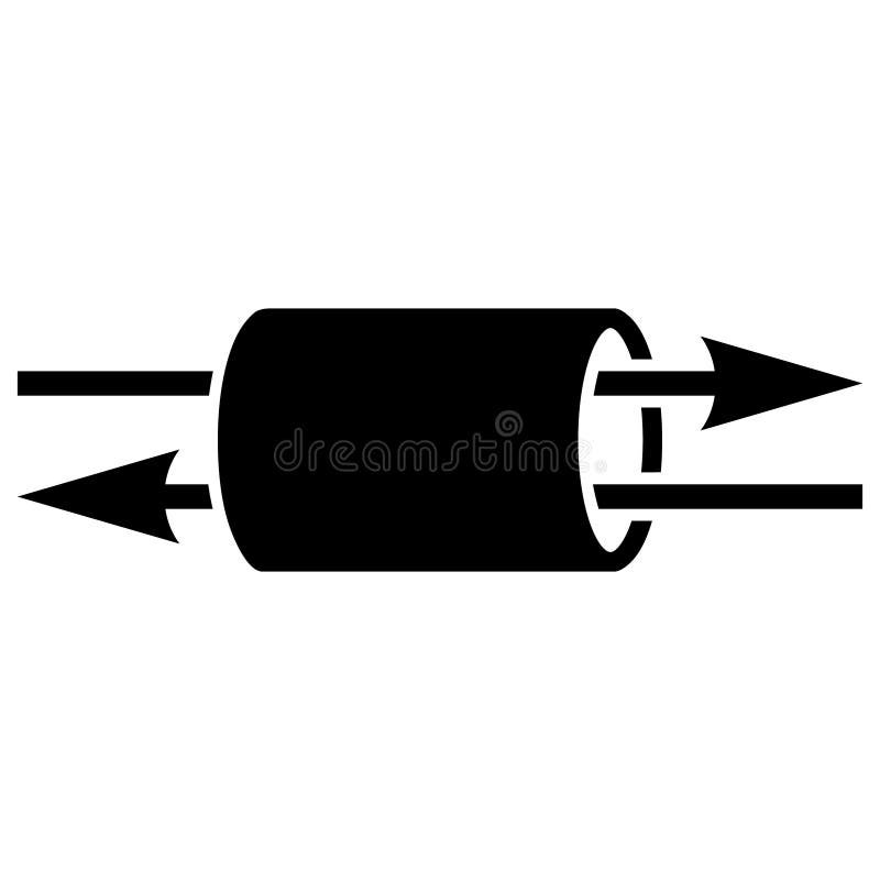 VPN Pipe Vector Icon Flat Illustration Stock Vector - Illustration of ...
