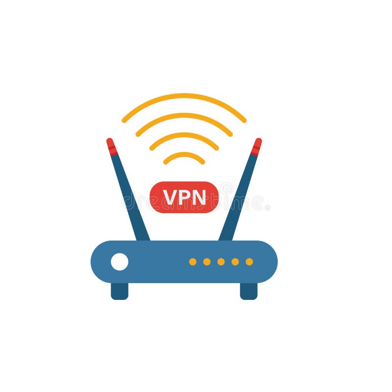 Vpn Router Icon. Simple Element from Icons Collection. Creative Vpn ...