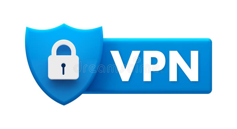 VPN Security Shield Icon - Virtual Private Network Protection and ...