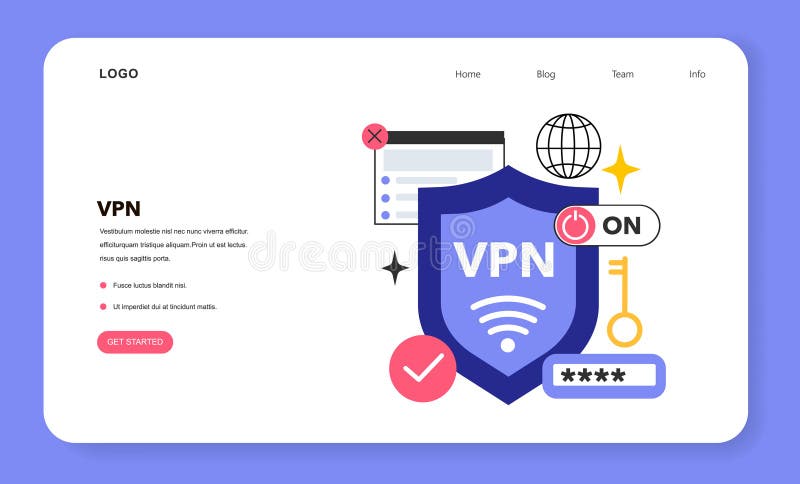 Virtual Pivate Network Stock Illustrations – 4 Virtual Pivate Network ...