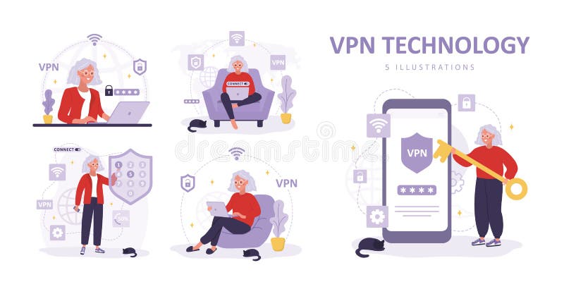 Elderly Software Stock Illustrations – 268 Elderly Software Stock ...