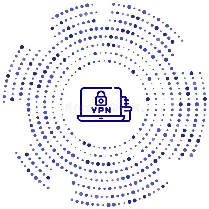 Vpn Vector Icon. Vpn Editable Stroke. Vpn Linear Symbol for Use on Web ...