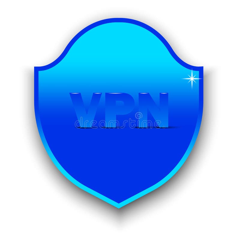 VPN Virtual Private Network Connectivity. Blue VPN Shield. Internet ...