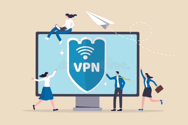 VPN Virtual Private Network, Security Protection for Internet Access ...