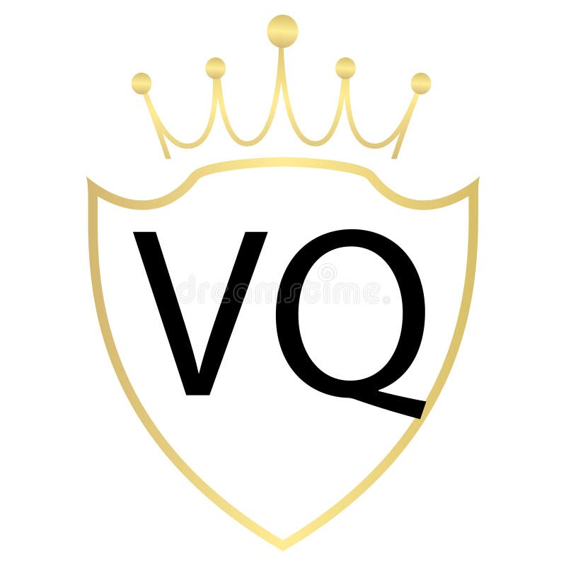 VQ Letter Logo Design with Simple Style Stock Vector - Illustration of ...