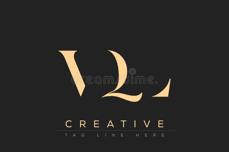 VQL Abstract Letter Logo Design Stock Illustration - Illustration of ...