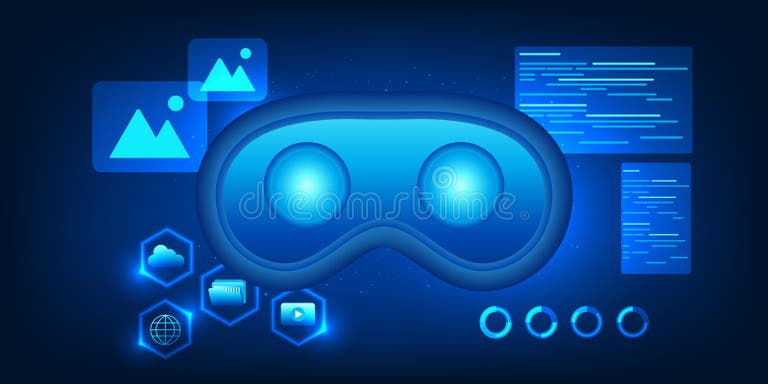 VR and AR Glasses that Demonstrate the Workings of Virtual Reality ...