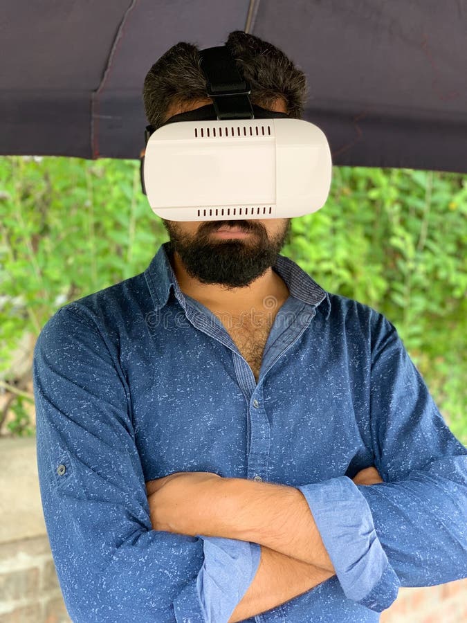 VR box stock image. Image of hands, virtual, white, head - 153882219