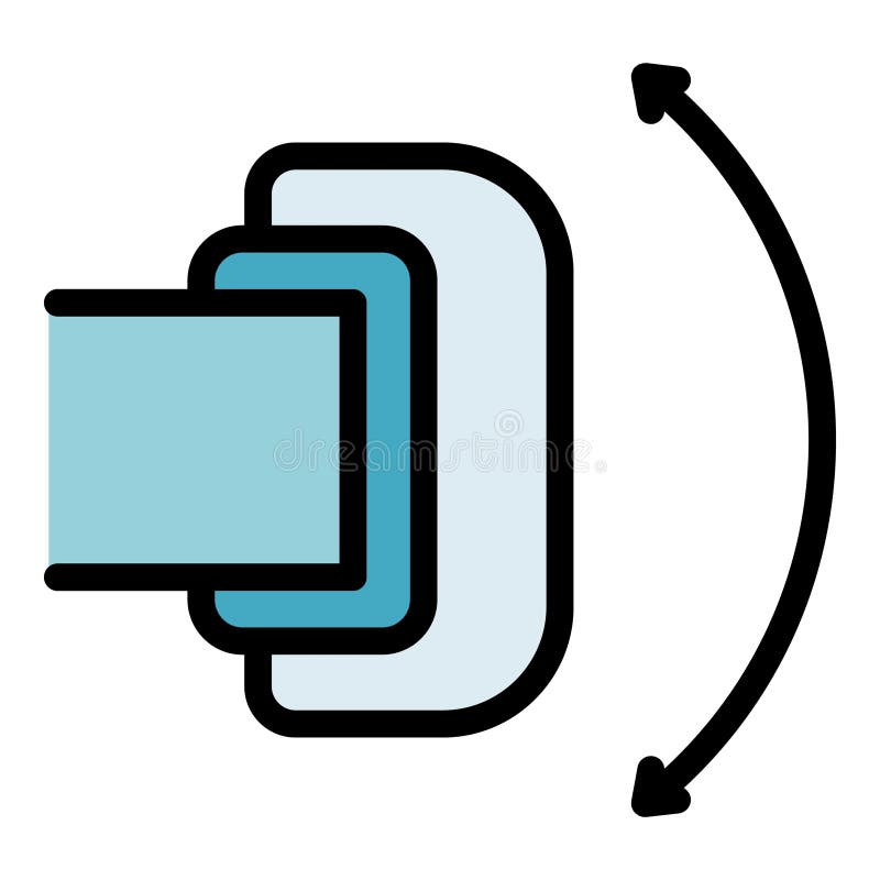 Vr Camera Angle Icon Vector Flat Stock Illustration - Illustration of ...