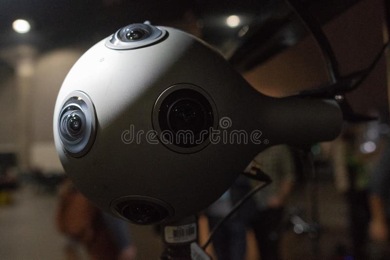 VR Camera System on Display Editorial Image - Image of concept, gadget ...