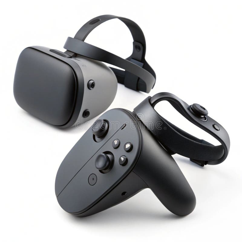 VR controllers stock illustration. Illustration of concept - 357719242