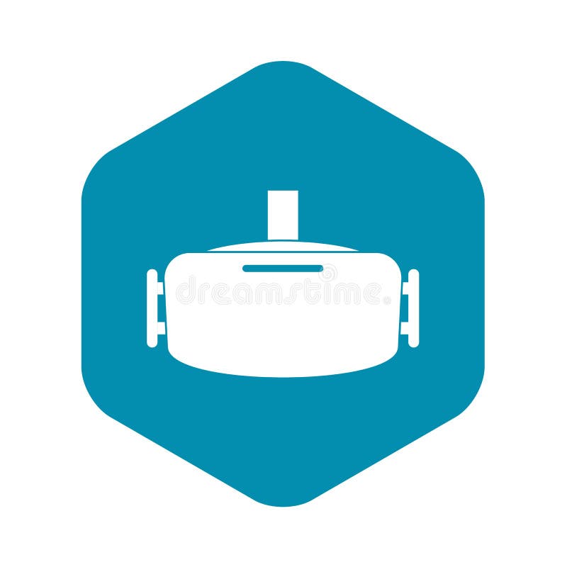 Vr Device Icon, Simple Style Stock Vector - Illustration of interactive ...