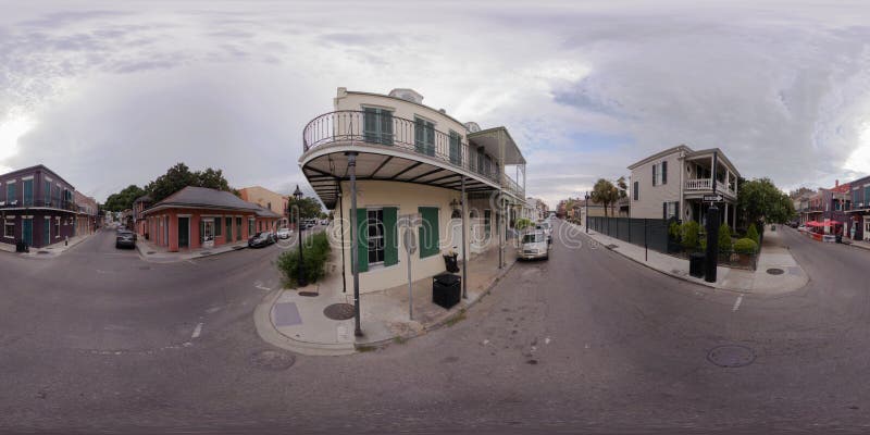 360 Vr Equirectangular Image of Historic Architecture New Orleans ...