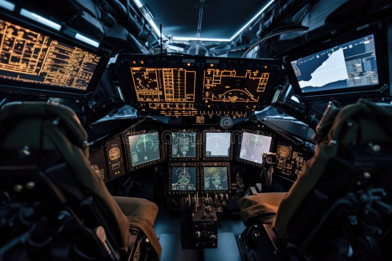 Vr Experience of Sitting in the Cockpit of a Fighter Jet, with ...