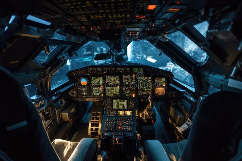Vr Experience of Sitting in the Cockpit of a Fighter Jet, with ...