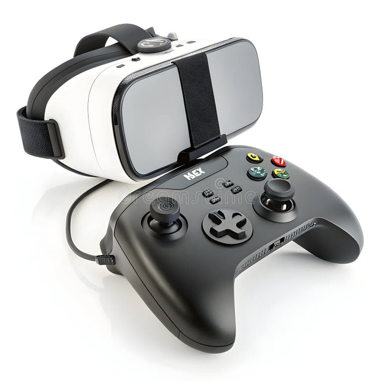 VR game pad 3D icon stock illustration. Illustration of modern - 367431631